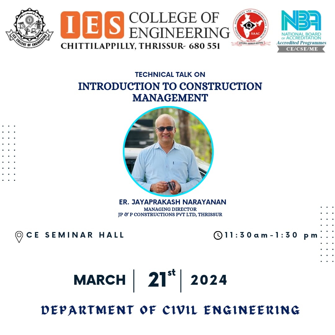 IES College of Engineering, College in Chittilappilly, Kerala